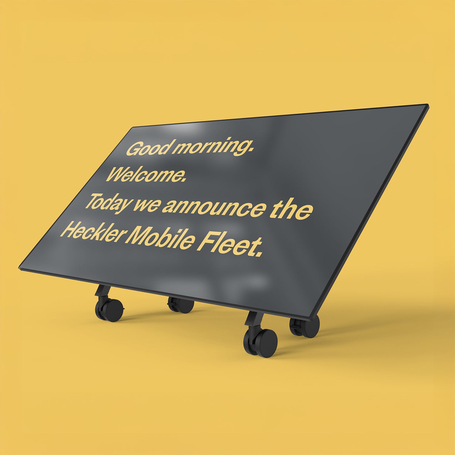 Heckler Confidence Stand – Perfect for Dynamic Displays